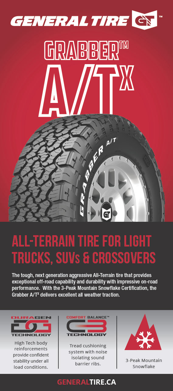 GRABBER A/TX - Aggressive All-Terrain & All-Weather Tyre for Light Trucks, Crossovers and SUVs ...